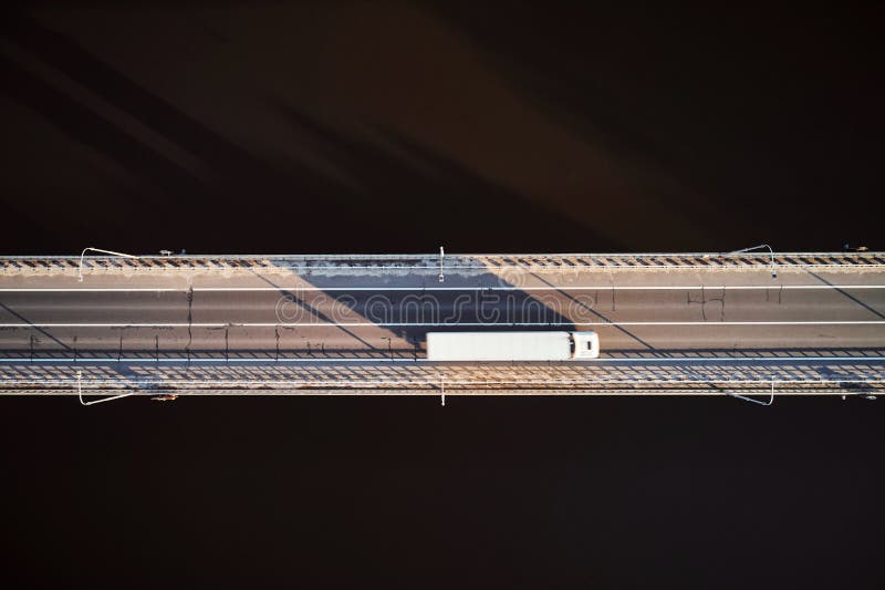 Reinforced Concrete Bridge Over the River Stock Photo - Image of large ...