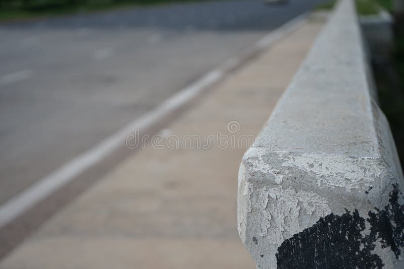 Reinforced Concrete Bridge Railings in Thailand Stock Photo - Image of ...
