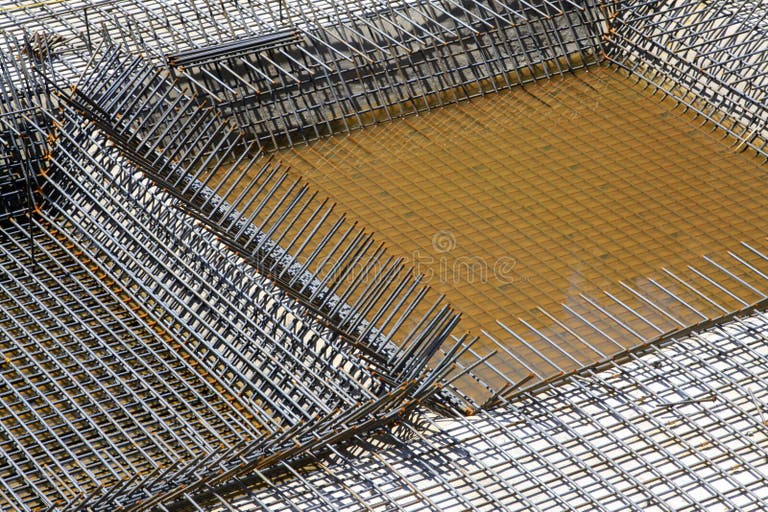 Reinforced Concrete Casting Framework Stock Photo - Image of support ...