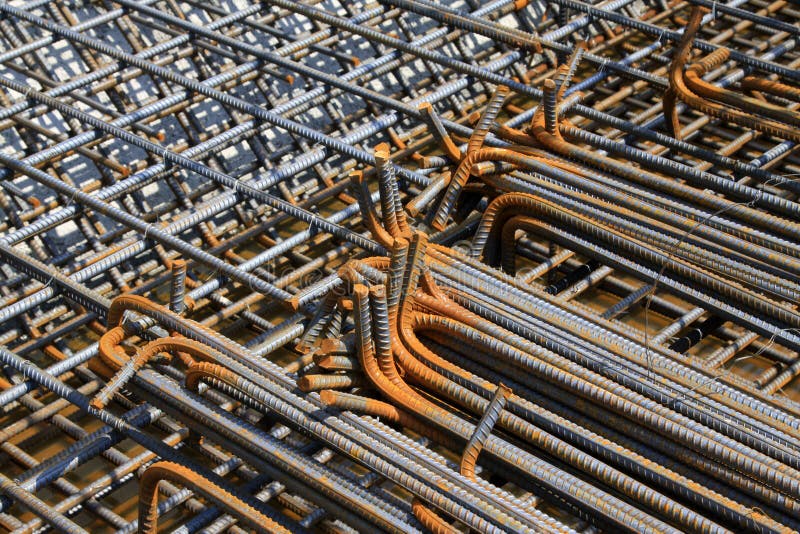 Reinforced Concrete Casting Framework Stock Photo - Image of real, site ...