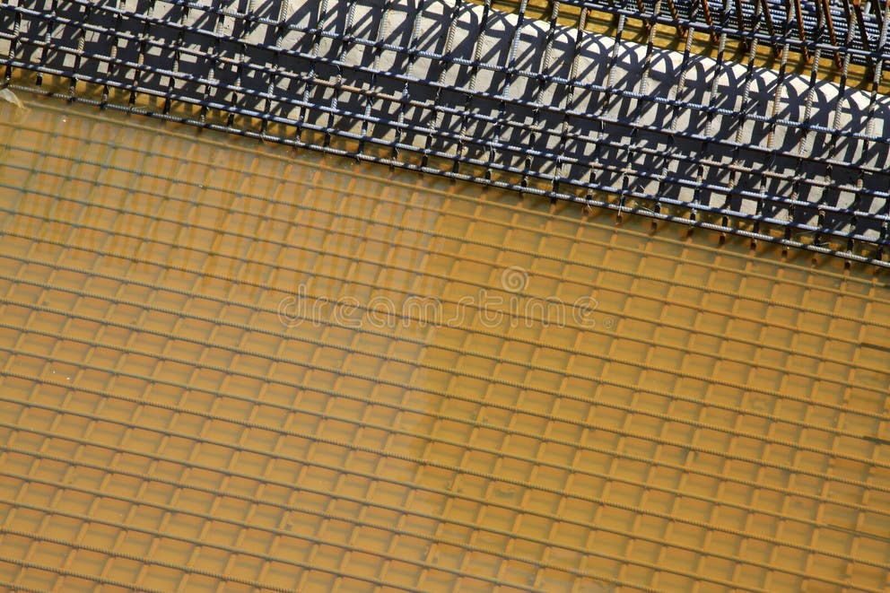 Reinforced Concrete Casting Framework Stock Image - Image of site ...