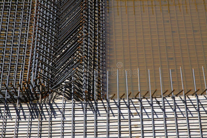 Reinforced Concrete Casting Framework Stock Photo - Image of real ...