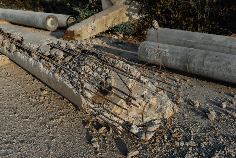 The Reinforced Concrete Column is Damaged and Cannot Be Used Safely ...
