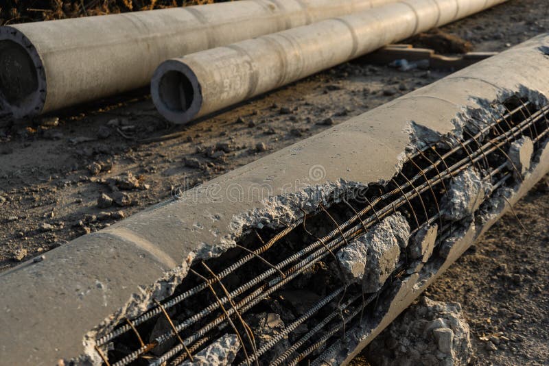 The Reinforced Concrete Column is Damaged and Cannot Be Used Safely ...