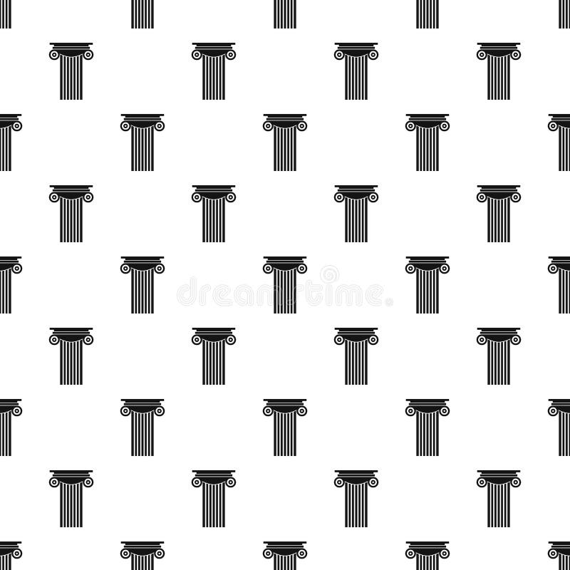 Reinforced Concrete Column Icon, Simple Style. Stock Vector ...