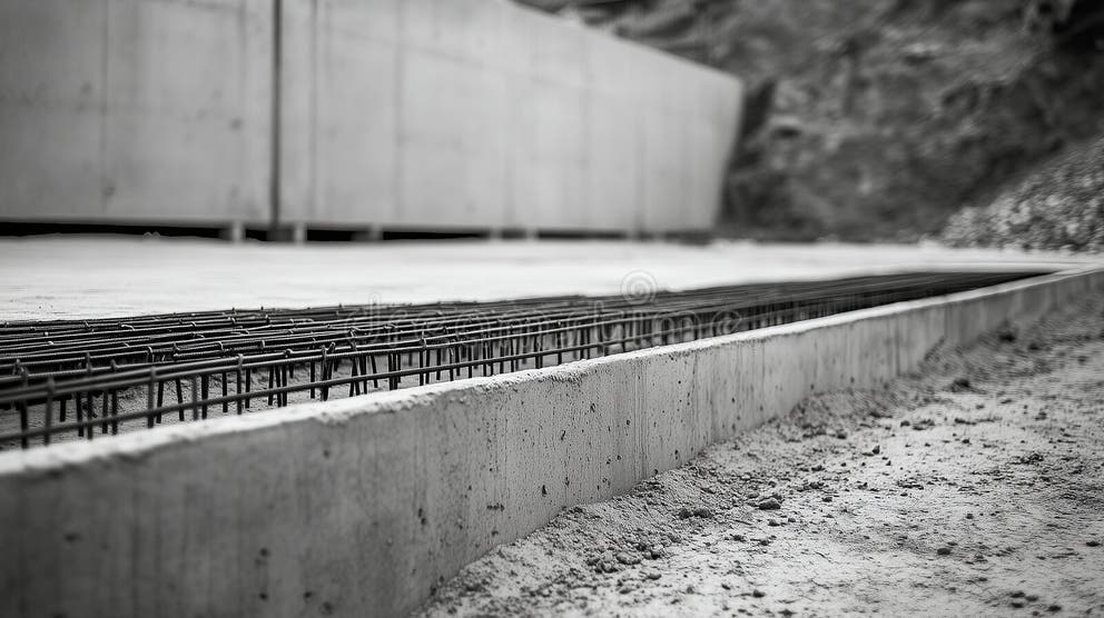 Reinforced Concrete Construction with Visible Rebar Grids Embedded in a ...