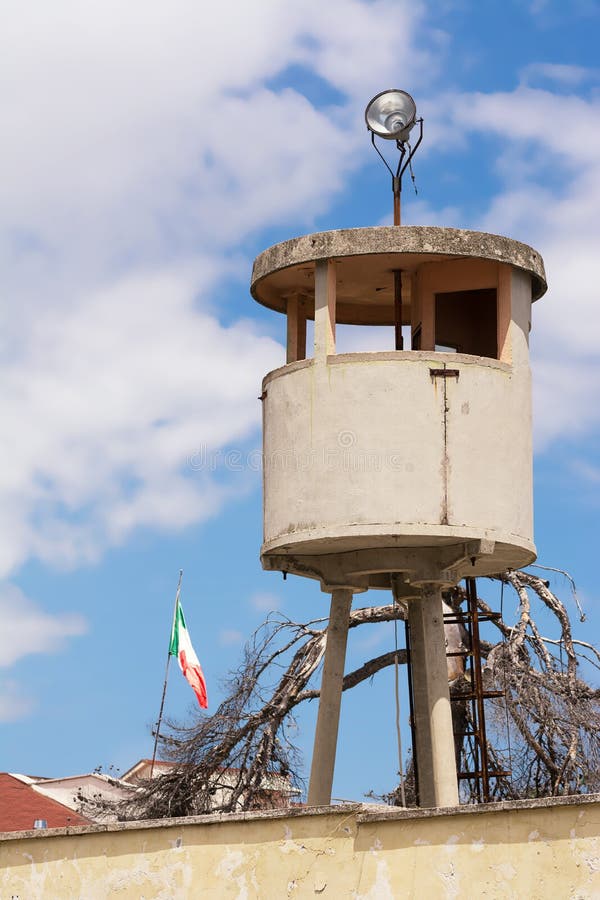 Guard Tower of a Former Military Barracks Stock Photo - Image of ...