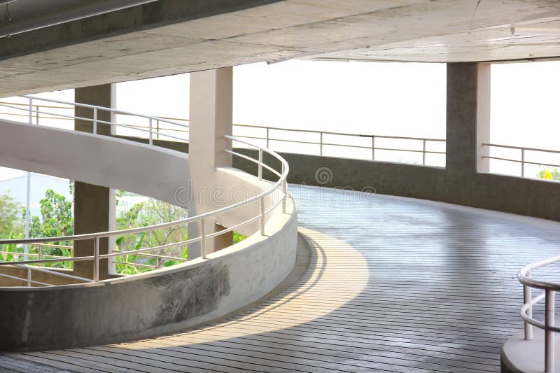 Reinforced Concrete Elevated U-turn Road Structure Stock Photo - Image ...