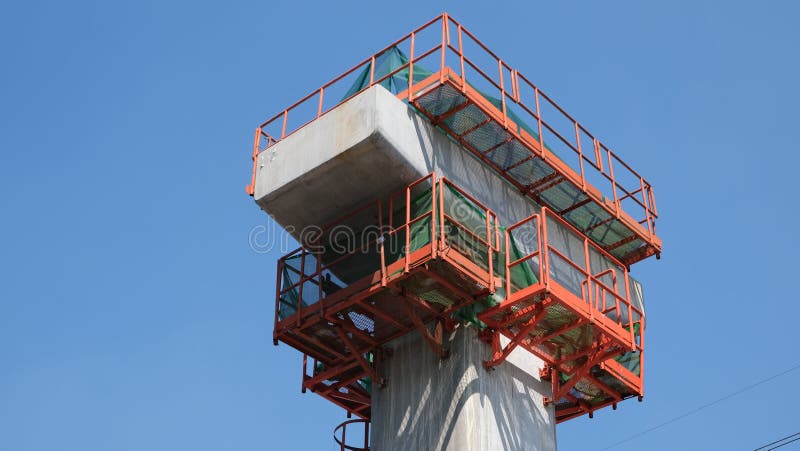 Reinforced Concrete Structure with Steel Frame Stock Image - Image of ...