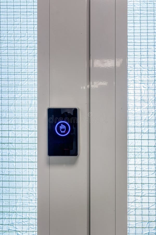 Reinforced Glass Door with Keyless Entry Stock Photo - Image of alarm ...