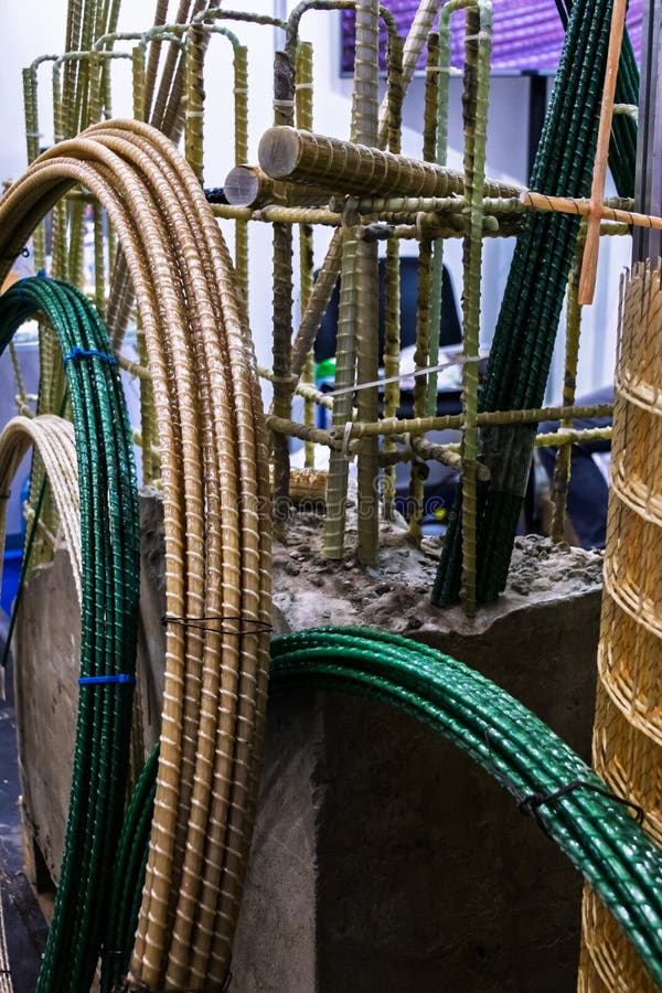 Reinforced Glass Fiber Reinforcement for Construction Stock Image ...