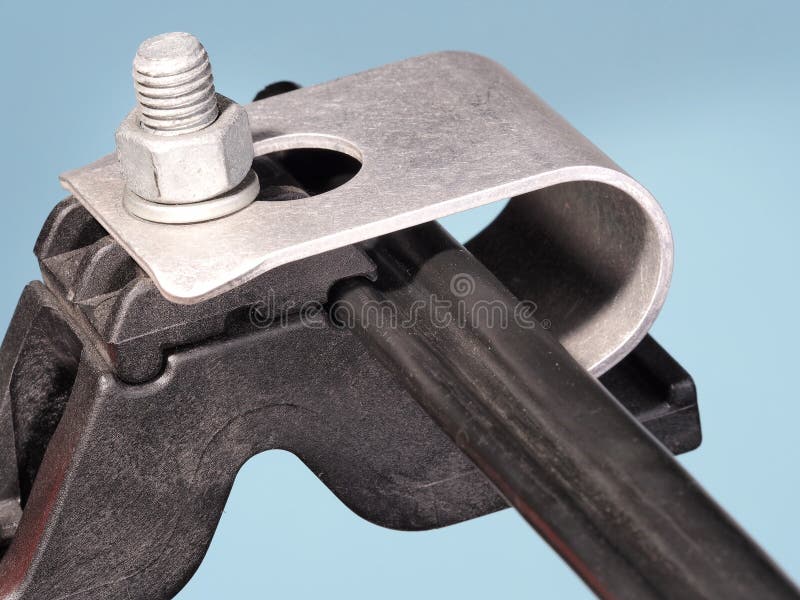 Reinforced Plastic and Metal Cable Support Clamp with Figure 8 Cable ...