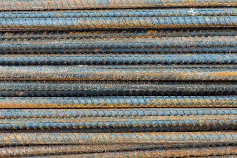 Rust on steel bar stock image. Image of layered, industry - 98922759