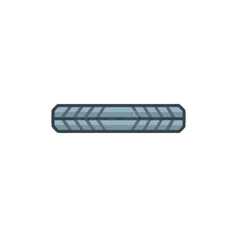 Reinforced Steel Bar Icon for Construction Stock Illustration ...