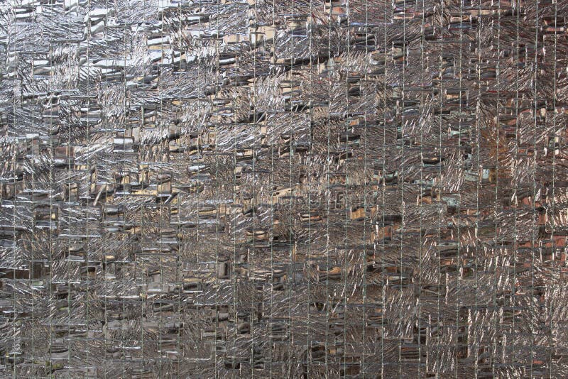 Reinforced Wired Glass Texture Background, Close-up. Stock Photo ...