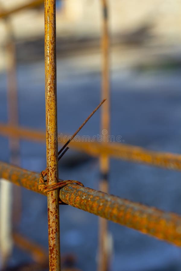 Reinforcement Frame Reinforcement for Concrete Frame House, Formwork ...