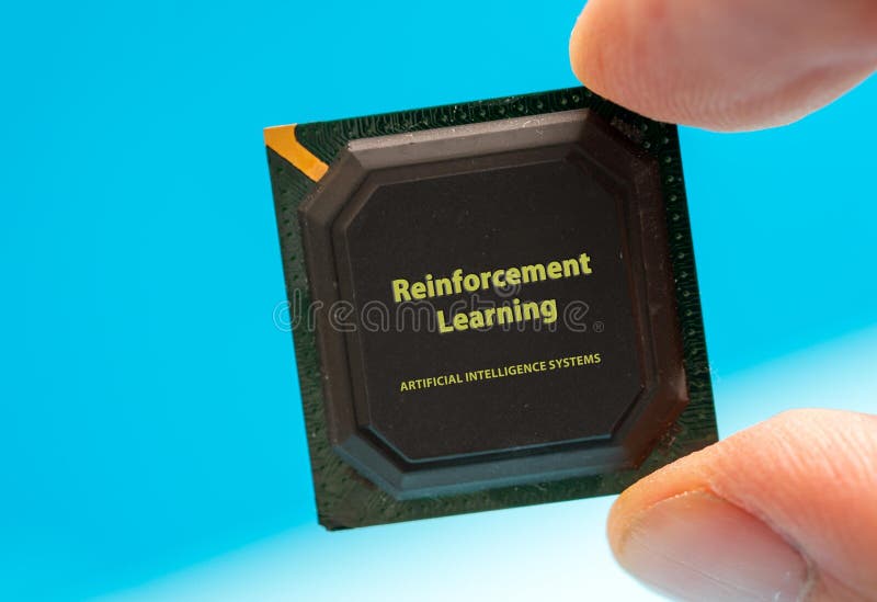 Reinforcement Learning stock illustration. Illustration of machine ...