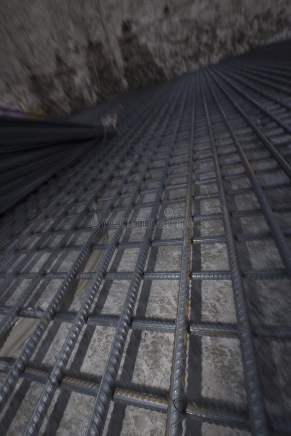 Reinforcement and Structural Steel in Construction Stock Photo - Image ...