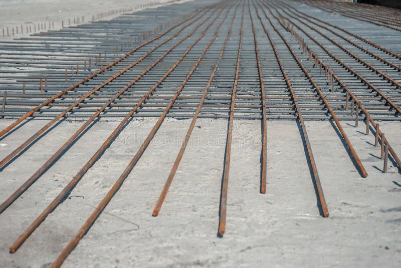 Reinforcing Frame for Bridge Stock Photo - Image of reconstruction ...