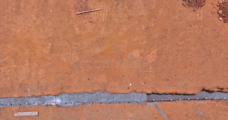The Construction of a Strip Foundation Reinforcement Frame for a ...