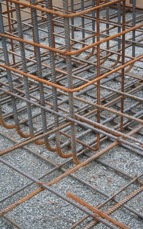 Continuous Footing Foundation Stock Image - Image of shuttering ...