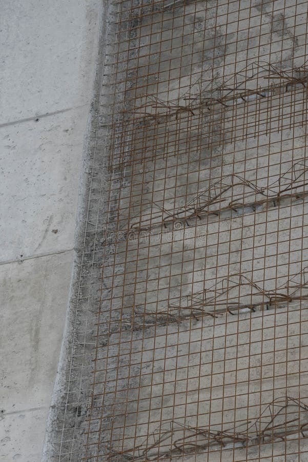 Reinforcing Steel or Construction Steel for Building Stock Image ...