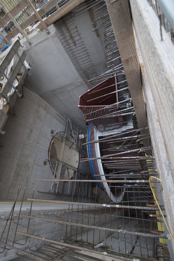 Reinforcing Steel or Construction Steel for Building Stock Photo ...