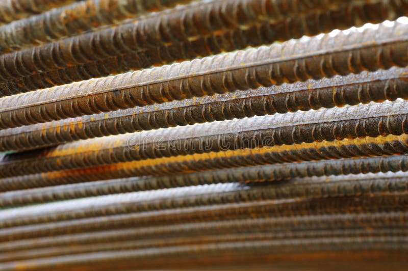 The reinforcing steel rod stock photo. Image of reinforcing - 7073246