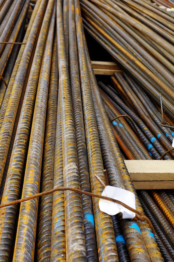 Reinforcing Steel Objects Isolated Industry Stock Photo - Image of ...