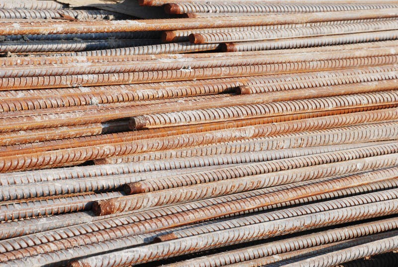 The reinforcing steel rod stock photo. Image of reinforcing - 7073246