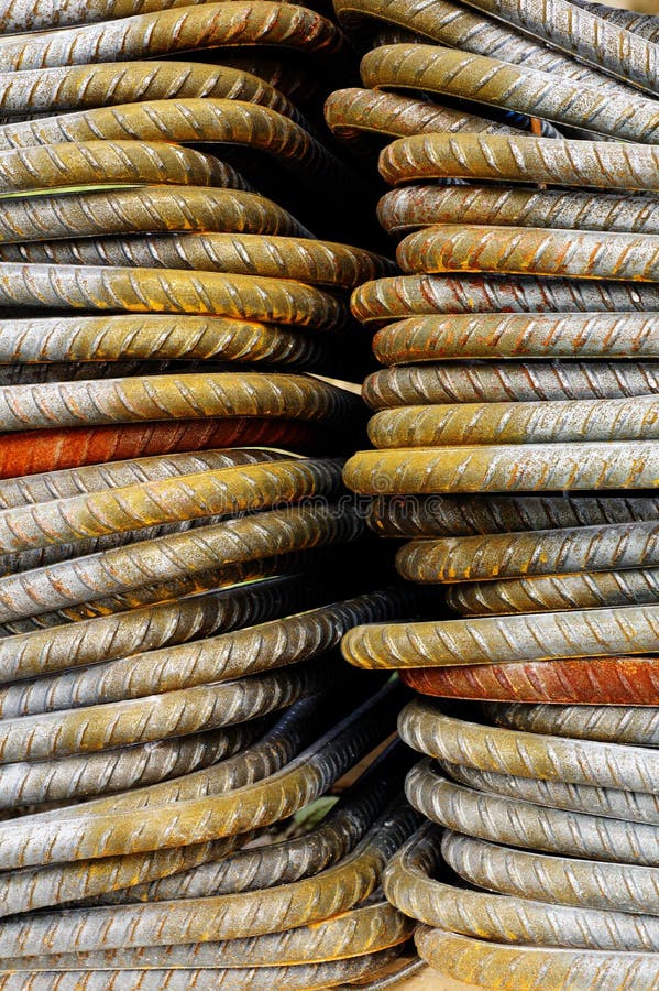 Reinforcing Steel Structure Detail Stock Image - Image of corrosion ...