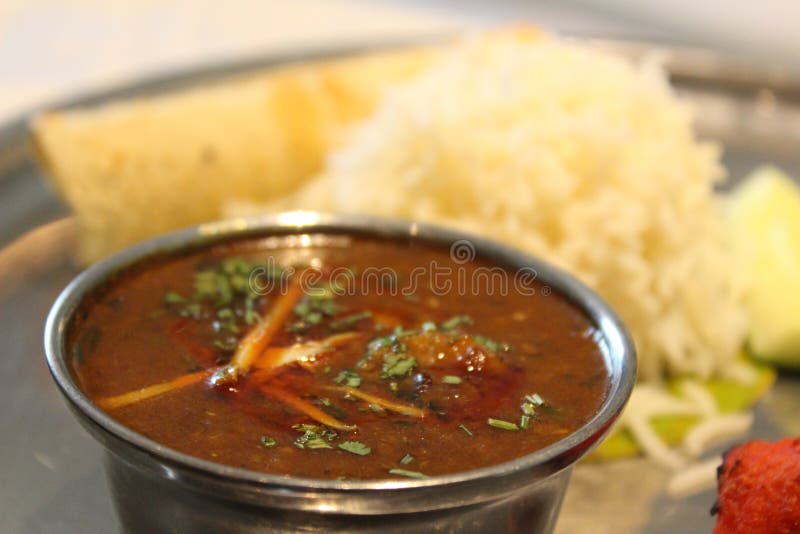 Dal makhani or maa di daal stockbild. Bild von abendessen - 226657243