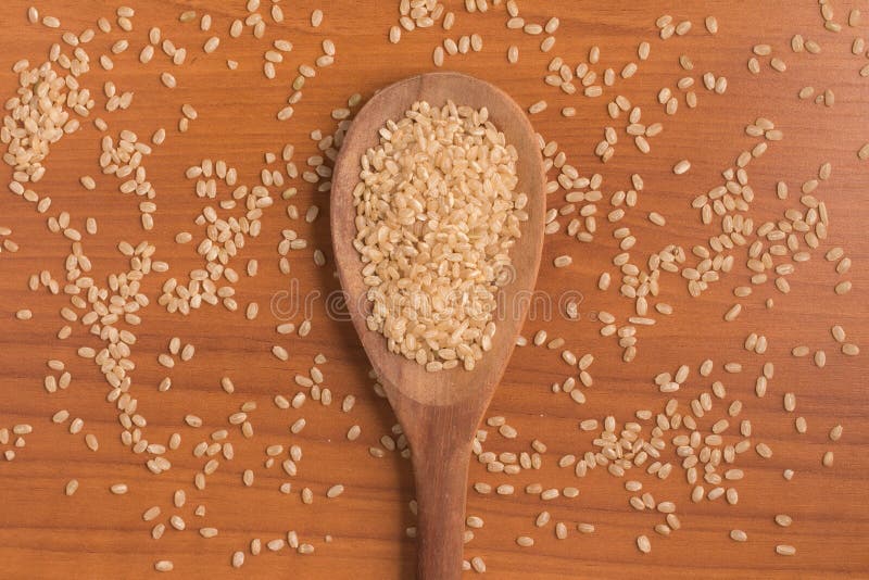 Vollkorn-Cateto-Reis. Vollkorn Stockbild - Bild von wild, ganzzahliger ...