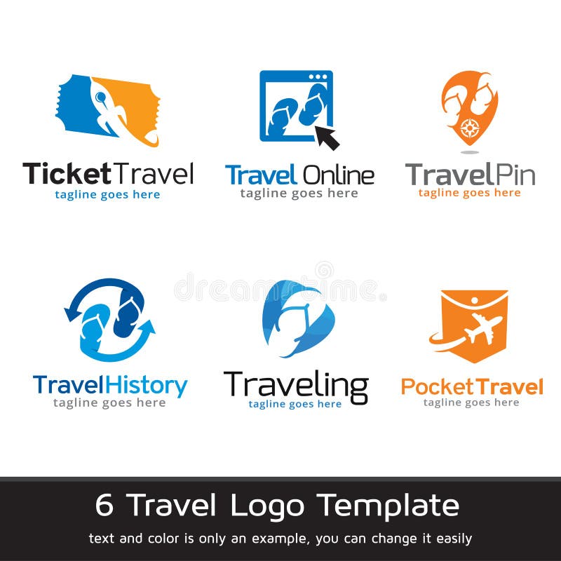 Reise-APP Logo Template Design Vector, Emblem, Konzept Des Entwurfes ...