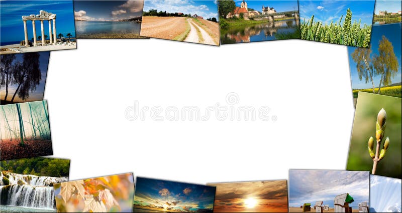 Reise-Collage stockfoto. Bild von sommer, foto, strand - 34163516