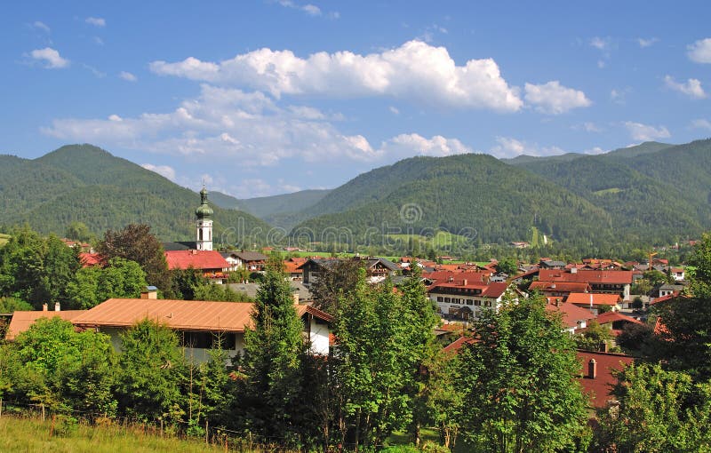 Reit im winkl im Bayern stockbild. Bild von reise, dorf - 22300037