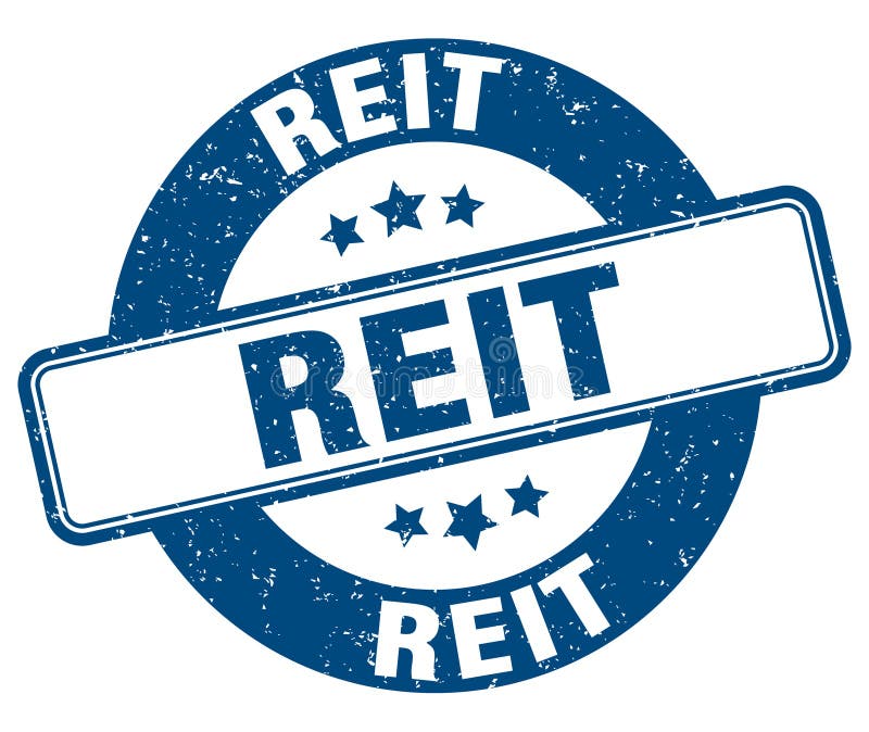 Reit Stamp. Reit Label. Round Grunge Sign Stock Vector - Illustration ...