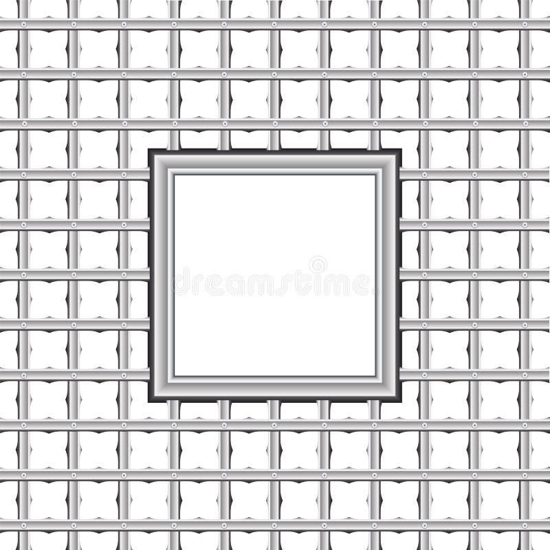 Reja Del Metal Blanco Ilustraciones Stock, Vectores, Y Clipart – (17 ...