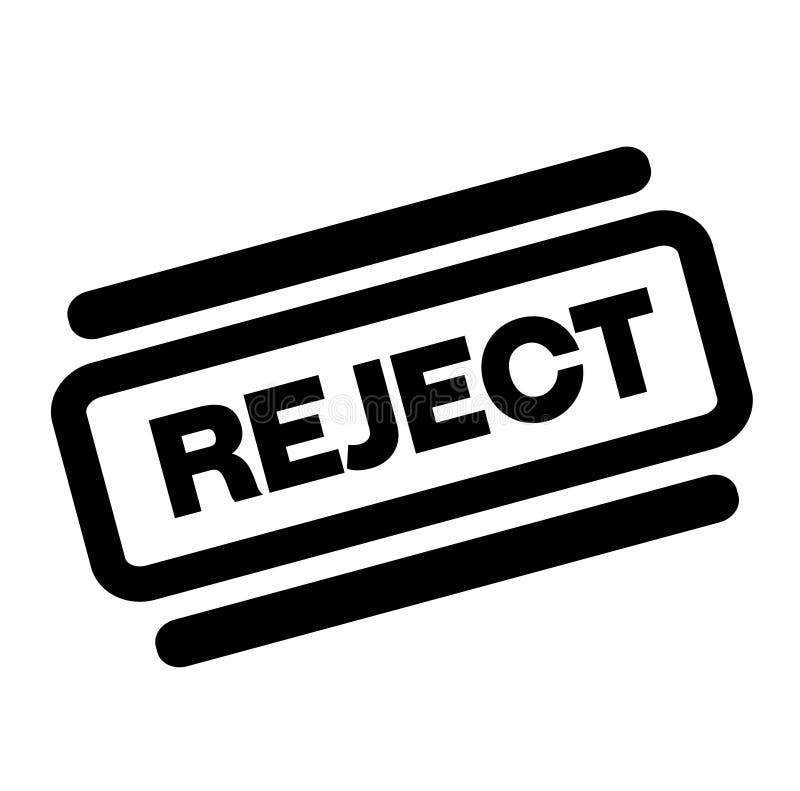 Reject. Stamp. Blue Round Grunge Vintage Reject Sign Stock Vector ...