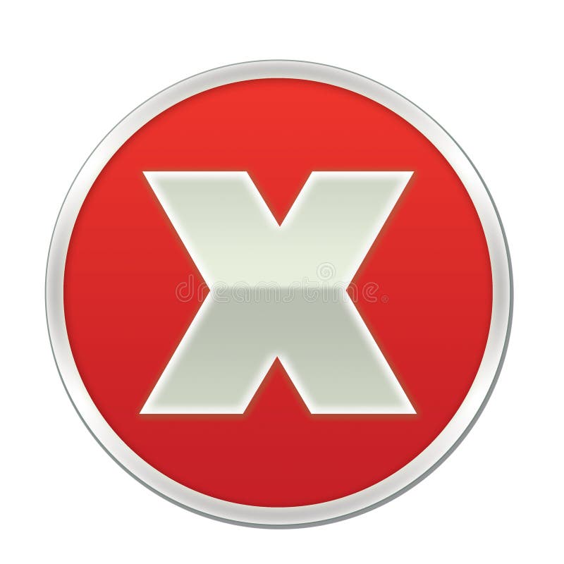 Reject symbol stock illustration. Illustration of answer - 8454470