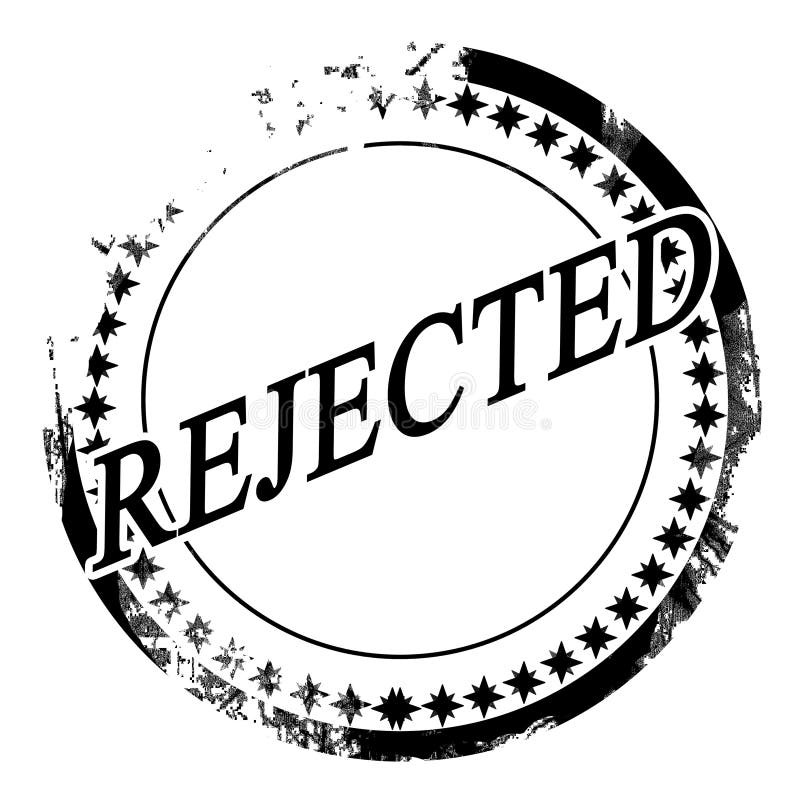 Rejected stock illustration. Illustration of stamp, approval - 5974932