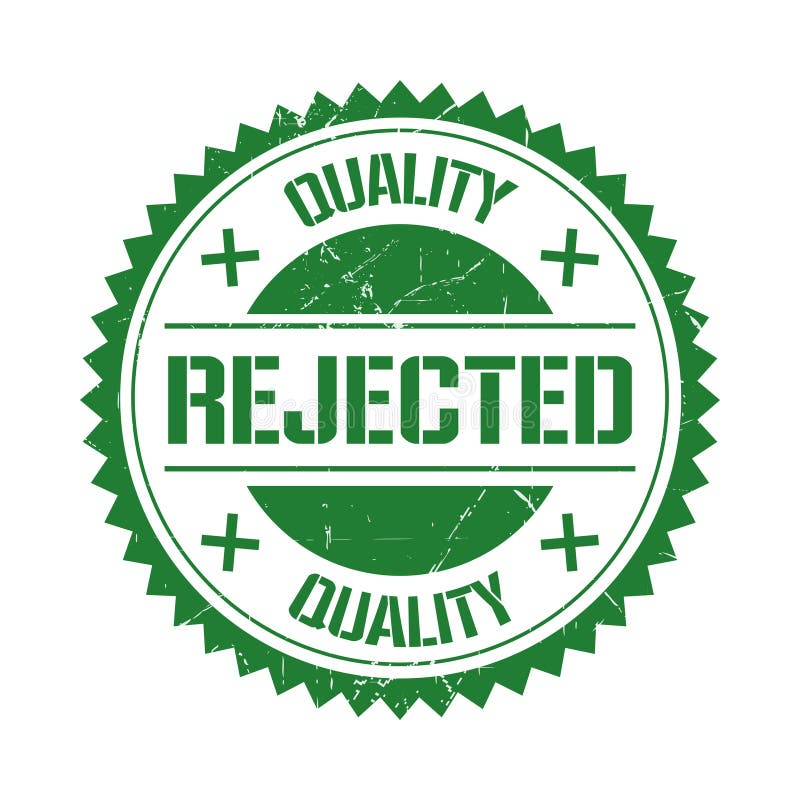 Rejected Grunge Vintage Sign Rubber Stamp Stock Vector - Illustration ...