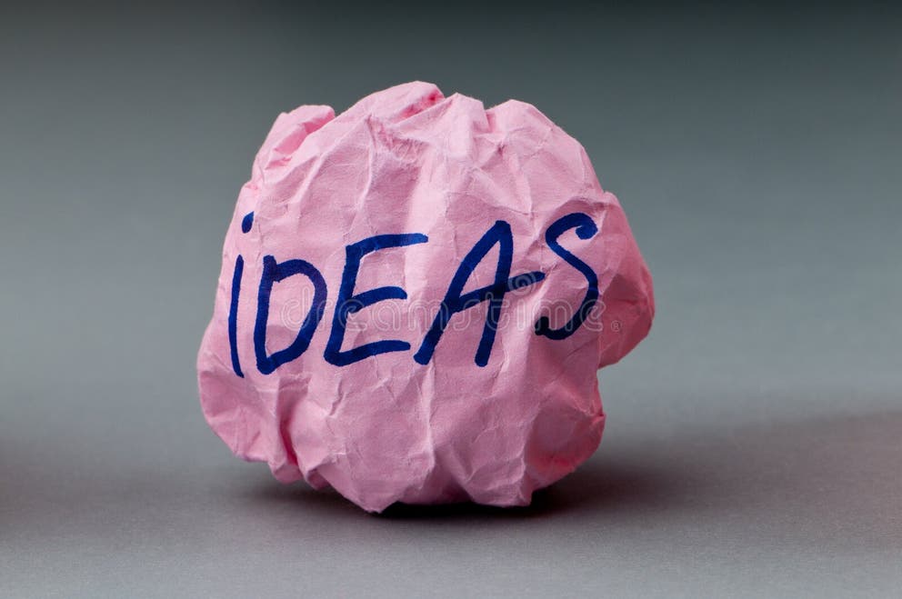 Rejected idea concept stock image. Image of page, concept - 20230091