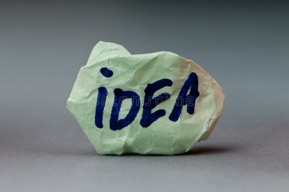 Rejected idea concept stock image. Image of concept, document - 22781007