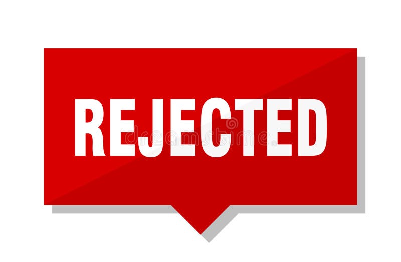Rejected price tag stock vector. Illustration of badge - 118939408