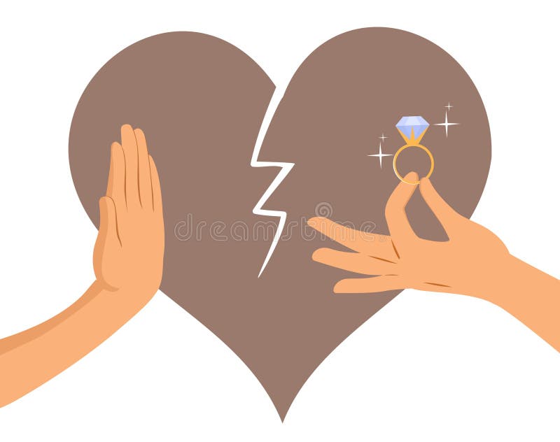 Broken Proposal Stock Illustrations – 187 Broken Proposal Stock ...