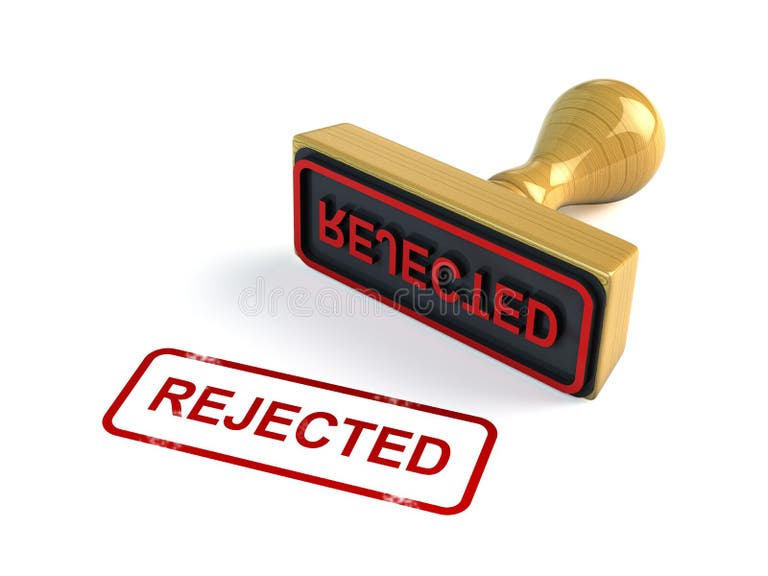 Rejected stamp stock illustration. Illustration of refuse - 28117797