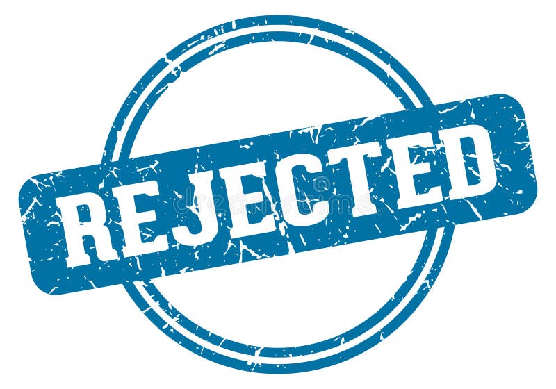 Rejected stamp stock vector. Illustration of transparent - 347685903