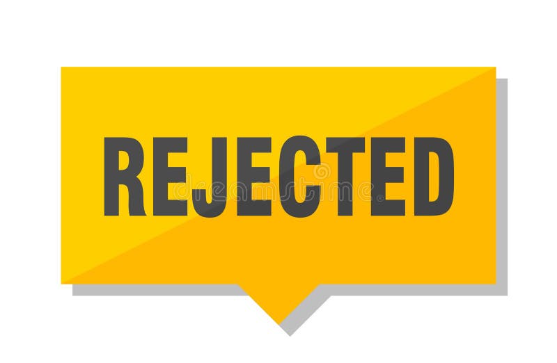 Rejected price tag stock vector. Illustration of rejected - 118867577