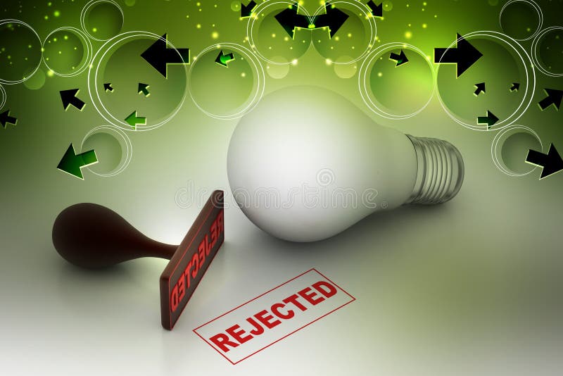 Rejection concept stock illustration. Illustration of cancelled - 73309906